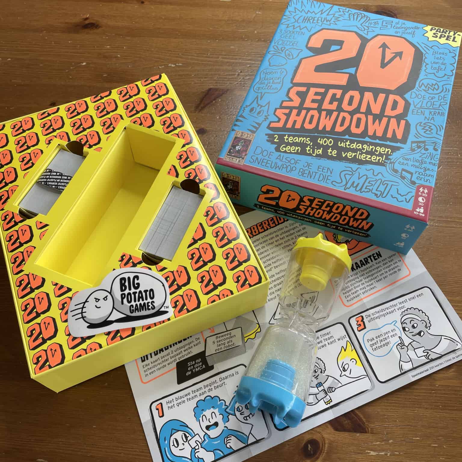 20 SECOND SHOWDOWN Review • Spellenbunker heeft alle info & videos • Bordspel door 999 Games