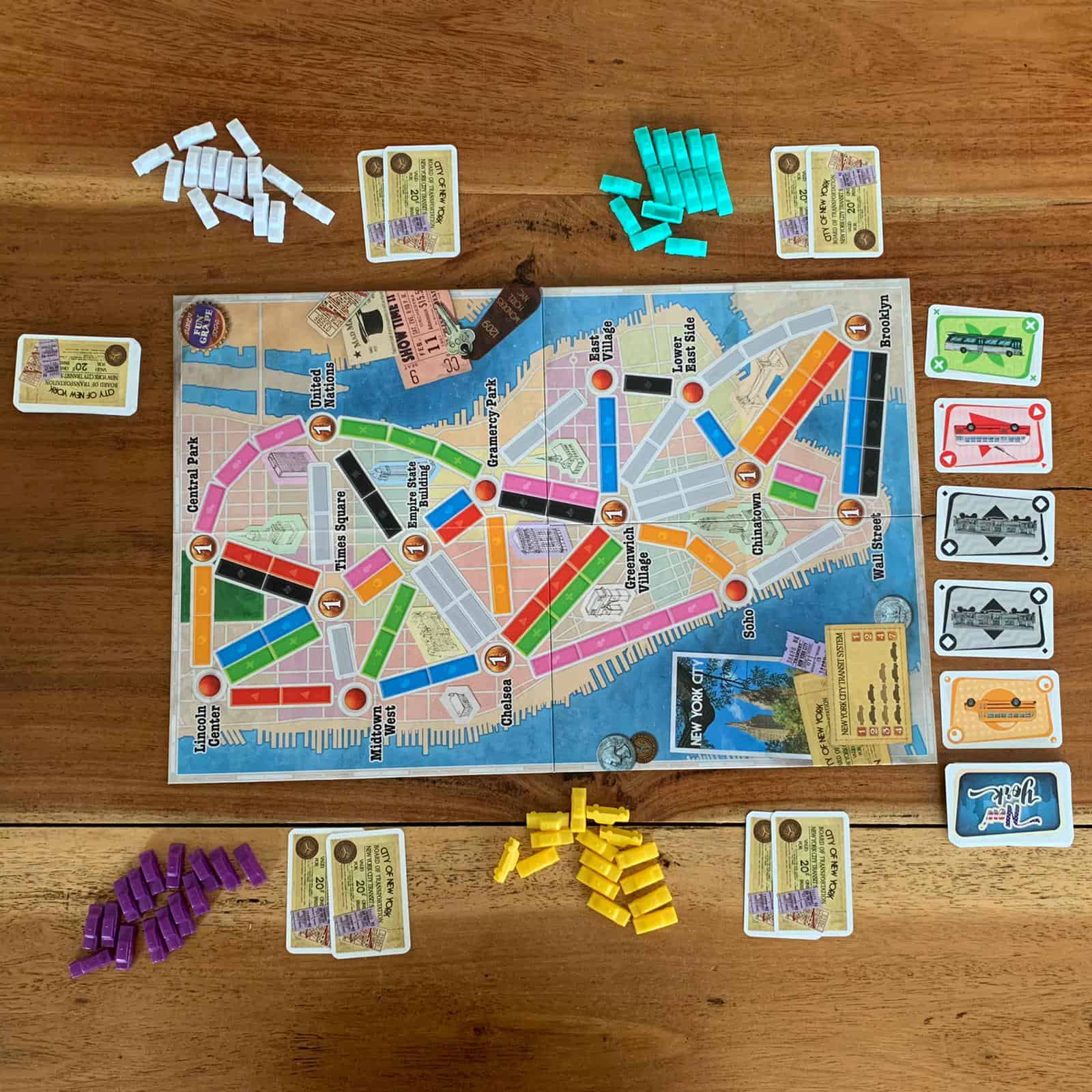 TICKET TO RIDE – NEW YORK Review • Spellenbunker heeft alle info ...